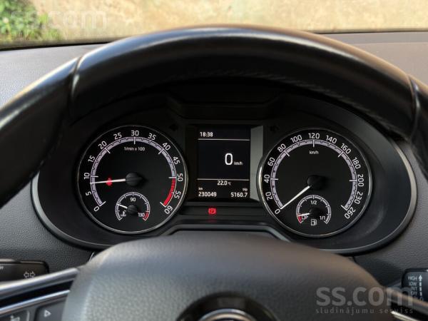 Blue Skoda Octavia 2017 in Riga, with an engine capacity of 1.60 L and mileage of 230 thousand km for 7900 €, photo 7 on AUTOMOTO.COM.LV