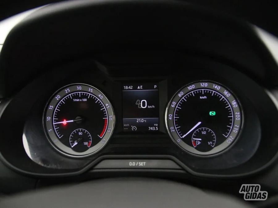 Blue Skoda Octavia 2017 in Vilnius, with an engine capacity of 1.60 L and mileage of 147 thousand km for 10399 €, photo 20 on AUTOMOTO.COM.LV