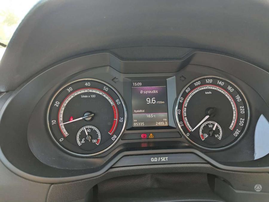 Синий Шкода Октавия 2017 в Клайпеда, объемом двигателя 1.98 л и пробегом 80 тыс. км за 16900 €, фото 12 на AUTOMOTO.COM.LV