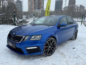 Blue Skoda Octavia 2018 in Vilnius, with an engine capacity of 1.97 L and mileage of 225 thousand km for 12800 €, photo 3 on AUTOMOTO.COM.LV
