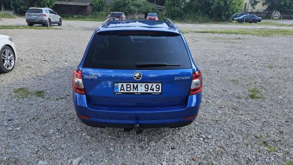 Blue Skoda Octavia 2018 in Vilnius, with an engine capacity of 1.98 L and mileage of 46 thousand km for 16900 €, photo 7 on AUTOMOTO.COM.LV