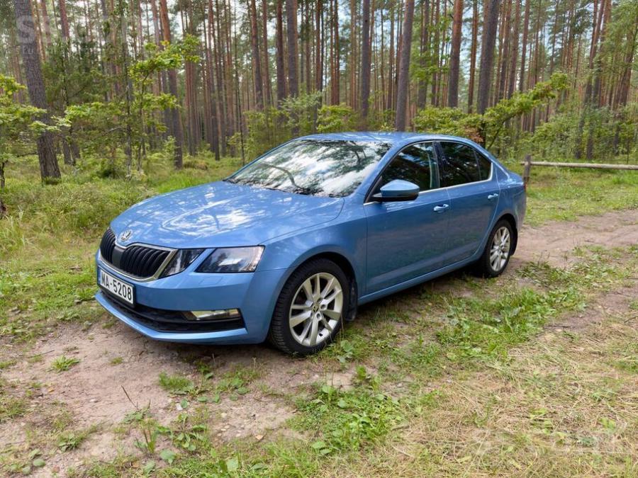 Синий Шкода Октавия 2019 в Рига, объемом двигателя 1.60 л и пробегом 104 тыс. км за 11990 €, фото 3 на AUTOMOTO.COM.LV