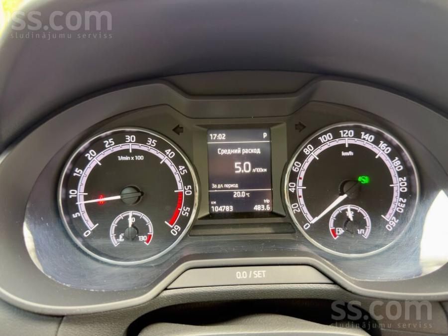 Синий Шкода Октавия 2019 в Рига, объемом двигателя 1.60 л и пробегом 104 тыс. км за 11990 €, фото 11 на AUTOMOTO.COM.LV