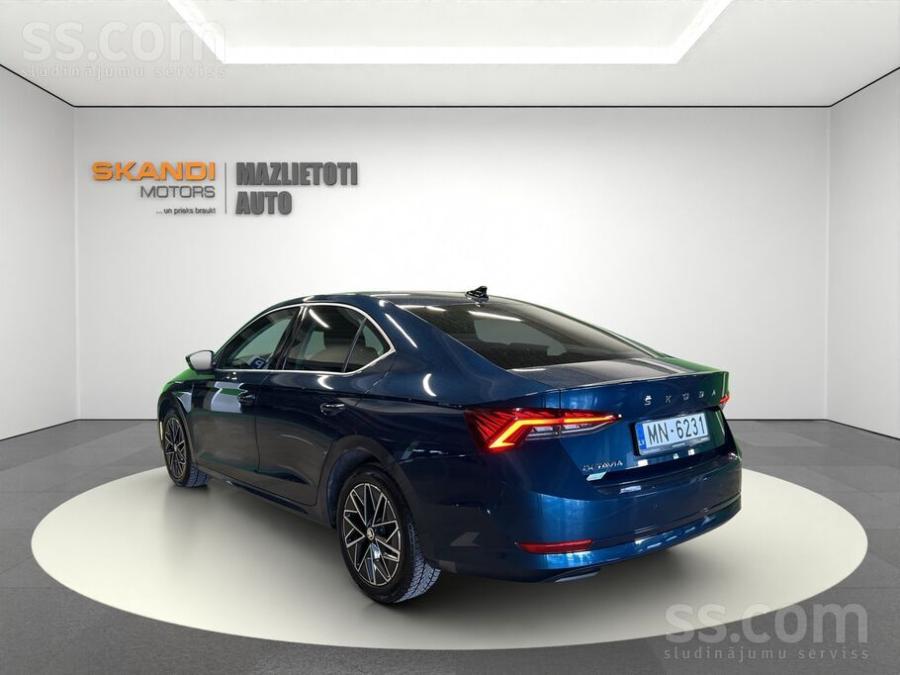 Blue Skoda Octavia 2020 in Riga, with an engine capacity of 2.00 L and mileage of 83 thousand km for 16490 €, photo 5 on AUTOMOTO.COM.LV