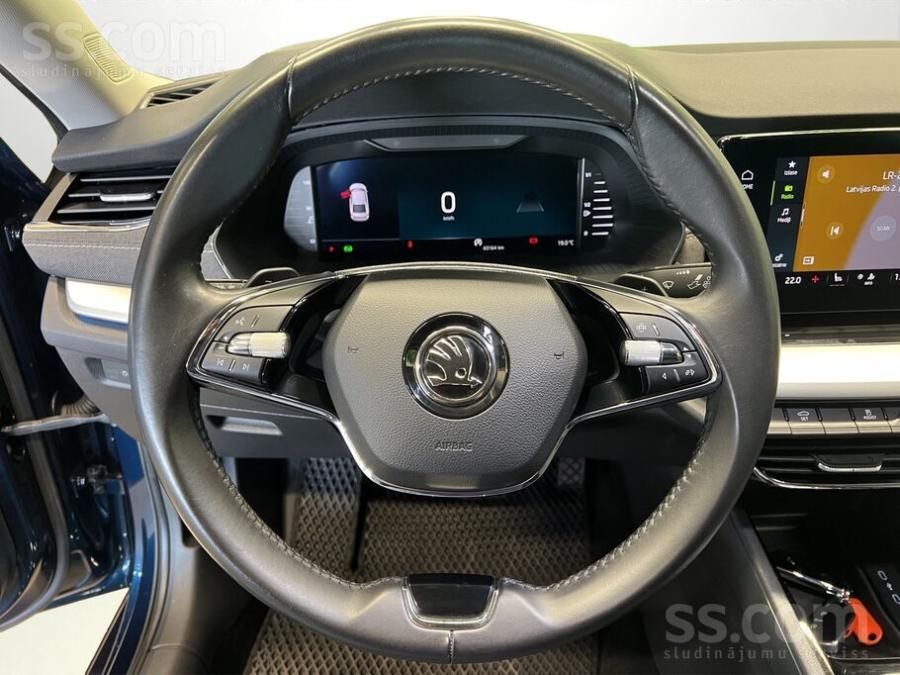 Blue Skoda Octavia 2020 in Riga, with an engine capacity of 2.00 L and mileage of 83 thousand km for 16490 €, photo 11 on AUTOMOTO.COM.LV