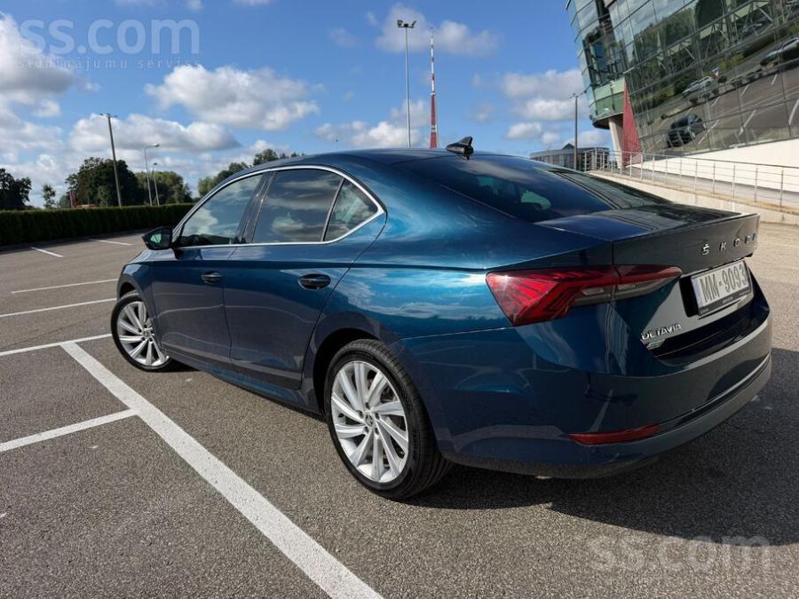 Blue Skoda Octavia 2020 in Riga, with an engine capacity of 2.00 L and mileage of 95 thousand km for 17500 €, photo 6 on AUTOMOTO.COM.LV
