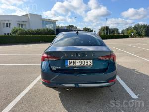 Blue Skoda Octavia 2020 in Riga, with an engine capacity of 2.00 L and mileage of 95 thousand km for 17500 €, photo 7 on AUTOMOTO.COM.LV