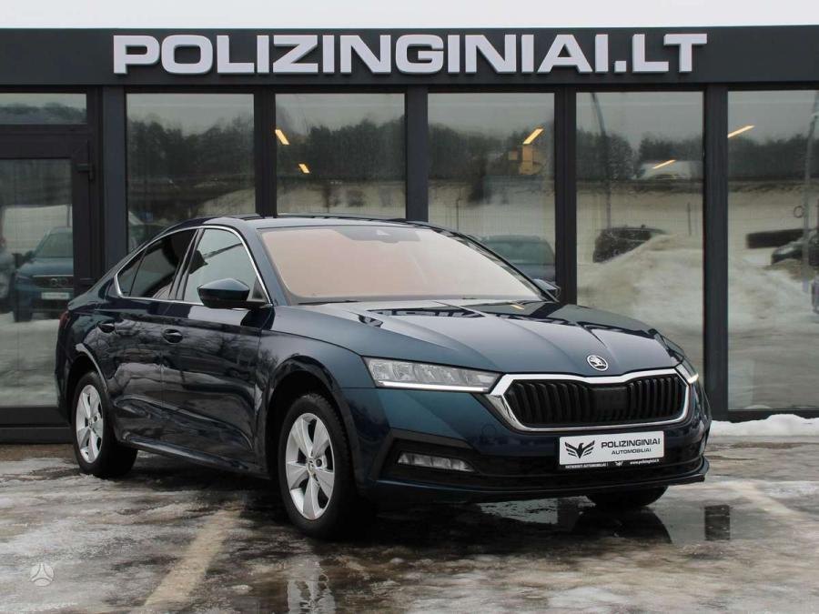 Blue Skoda Octavia 2021 in Vilnius, with an engine capacity of 1.50 L and mileage of 861 thousand km for 17250 €, photo 3 on AUTOMOTO.COM.LV