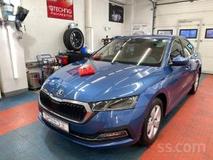 Blue Skoda Octavia 2021 in Riga, with an engine capacity of 1.50 L and mileage of 49 thousand km for 21500 €, photo 10 on AUTOMOTO.COM.LV