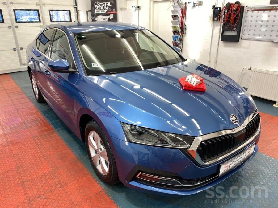 Blue Skoda Octavia 2021 in Riga, with an engine capacity of 1.50 L and mileage of 49 thousand km for 21500 €, photo 11 on AUTOMOTO.COM.LV
