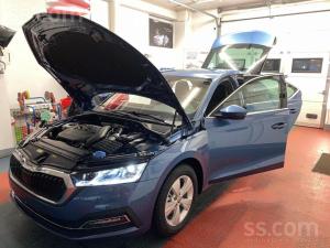 Blue Skoda Octavia 2021 in Riga, with an engine capacity of 1.50 L and mileage of 49 thousand km for 21500 €, photo 14 on AUTOMOTO.COM.LV