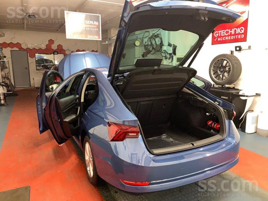 Blue Skoda Octavia 2021 in Riga, with an engine capacity of 1.50 L and mileage of 49 thousand km for 21500 €, photo 15 on AUTOMOTO.COM.LV