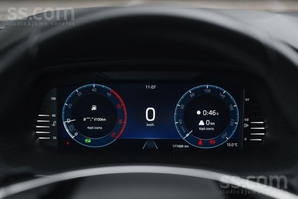 Blue Skoda Octavia 2022 in Riga, with an engine capacity of 2.00 L and mileage of 178 thousand km for 16500 €, photo 8 on AUTOMOTO.COM.LV