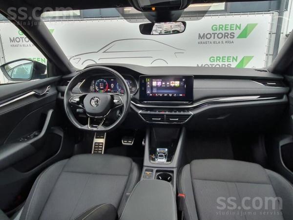 Blue Skoda Octavia 2023 in Riga, with an engine capacity of 1.50 L and mileage of 36 thousand km for 22500 €, photo 8 on AUTOMOTO.COM.LV