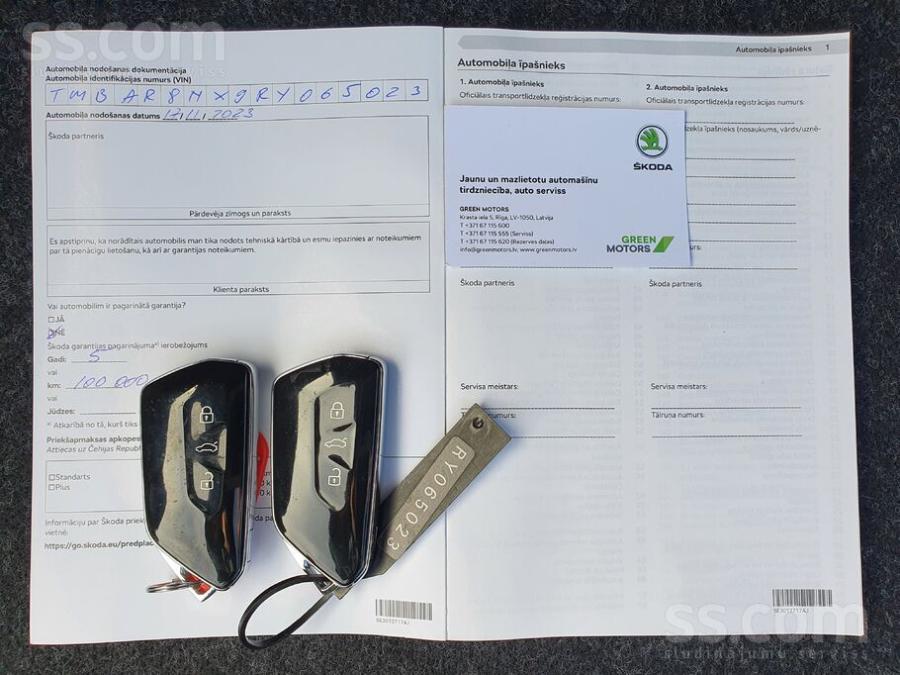 Zils Skoda Octavia 2023 Rīga, ar dzinēja tilpumu 1.50 L un nobraukumu 36 tūkst. km par 22500 €, foto 36 vietnē AUTOMOTO.COM.LV