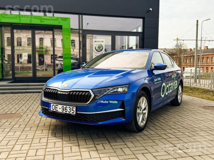 Zils Skoda Octavia 2025 Daugavpils, ar dzinēja tilpumu 1.50 L un nobraukumu 3 tūkst. km par 25900 €, foto 1 vietnē AUTOMOTO.COM.LV