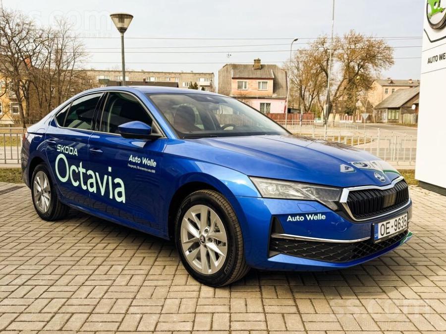 Zils Skoda Octavia 2025 Daugavpils, ar dzinēja tilpumu 1.50 L un nobraukumu 3 tūkst. km par 25900 €, foto 4 vietnē AUTOMOTO.COM.LV
