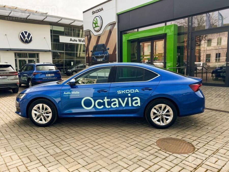 Zils Skoda Octavia 2025 Daugavpils, ar dzinēja tilpumu 1.50 L un nobraukumu 3 tūkst. km par 25900 €, foto 9 vietnē AUTOMOTO.COM.LV