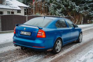Blue Skoda Octavia 2007 in Riga, with an engine capacity of 2.00 L and mileage of 250 thousand km for 2390 €, photo 5 on AUTOMOTO.COM.LV