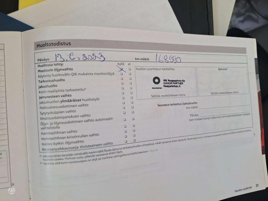 Синий Шкода Октавия 2014 в Вилкавишкис, объемом двигателя 1.40 л и пробегом 220 тыс. км за 5800 €, фото 33 на AUTOMOTO.COM.LV