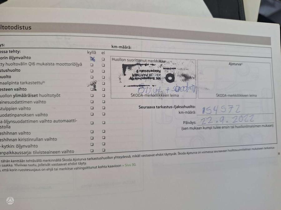 Синий Шкода Октавия 2014 в Вилкавишкис, объемом двигателя 1.40 л и пробегом 220 тыс. км за 5800 €, фото 34 на AUTOMOTO.COM.LV