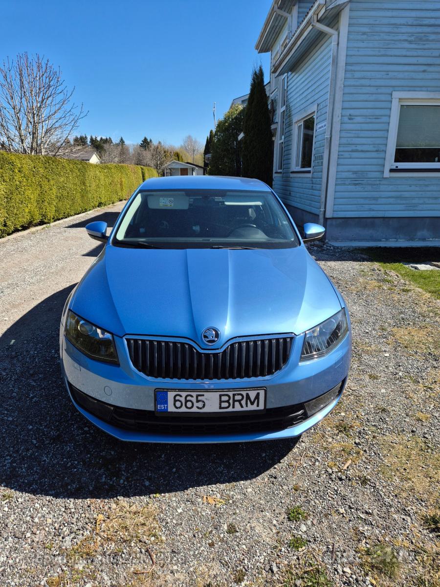 Blue Skoda Octavia 2016 in Tallinn, with an engine capacity of 1.40 L and mileage of 167 thousand km for 9400 €, photo 1 on AUTOMOTO.COM.LV