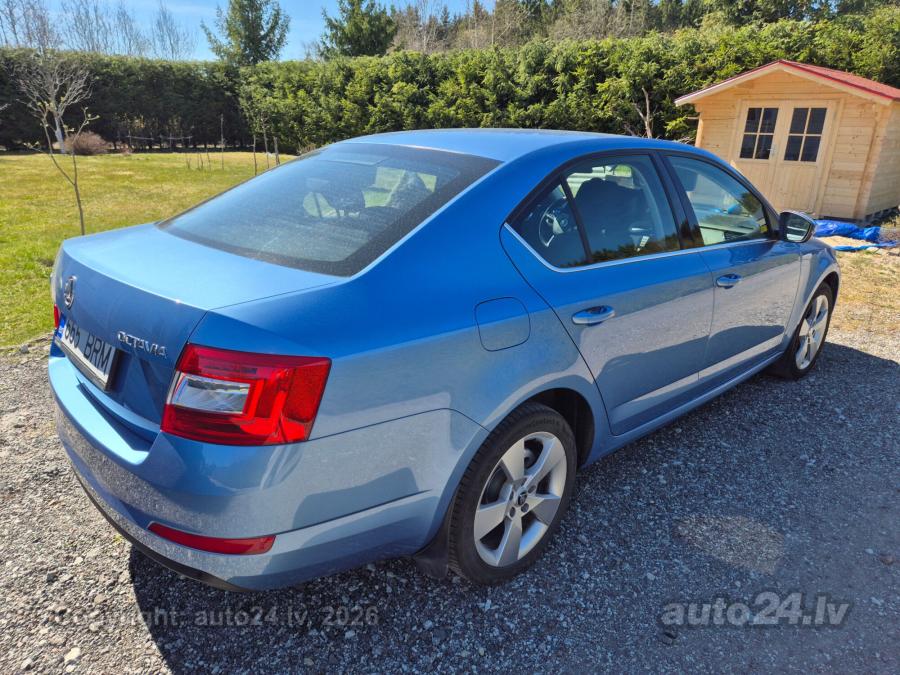 Blue Skoda Octavia 2016 in Tallinn, with an engine capacity of 1.40 L and mileage of 167 thousand km for 9400 €, photo 6 on AUTOMOTO.COM.LV