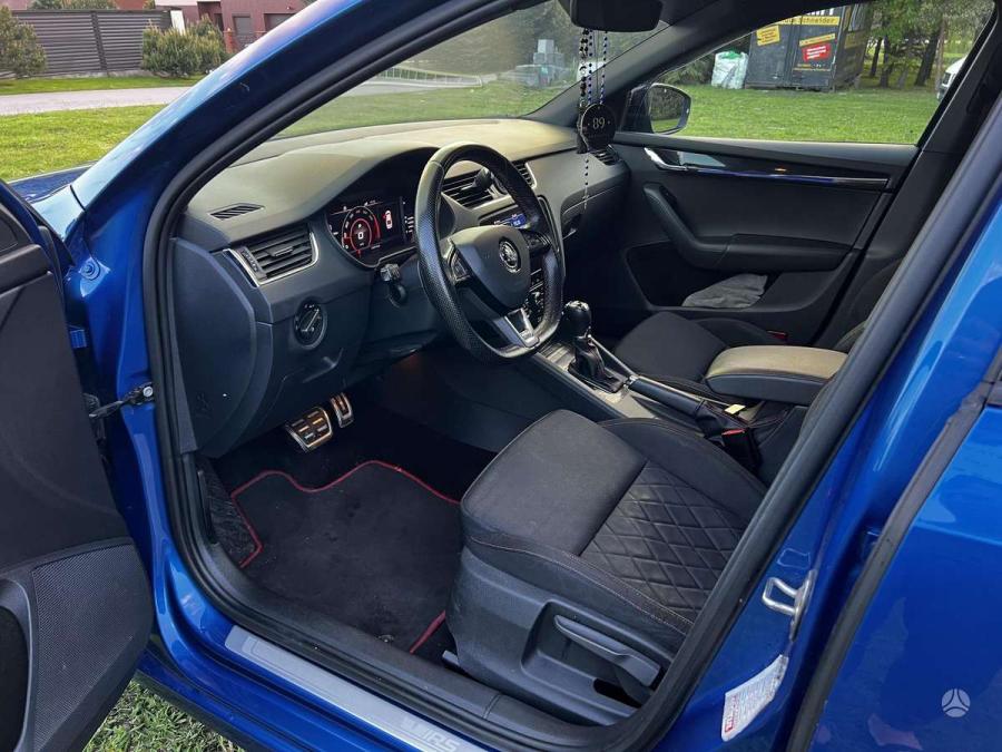 Blue Skoda Octavia 2019 in Kaunas, with an engine capacity of 1.98 L and mileage of 147 thousand km for 17750 €, photo 9 on AUTOMOTO.COM.LV