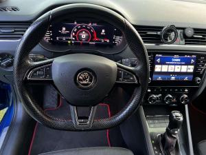 Blue Skoda Octavia 2019 in Kaunas, with an engine capacity of 1.98 L and mileage of 147 thousand km for 17750 €, photo 13 on AUTOMOTO.COM.LV