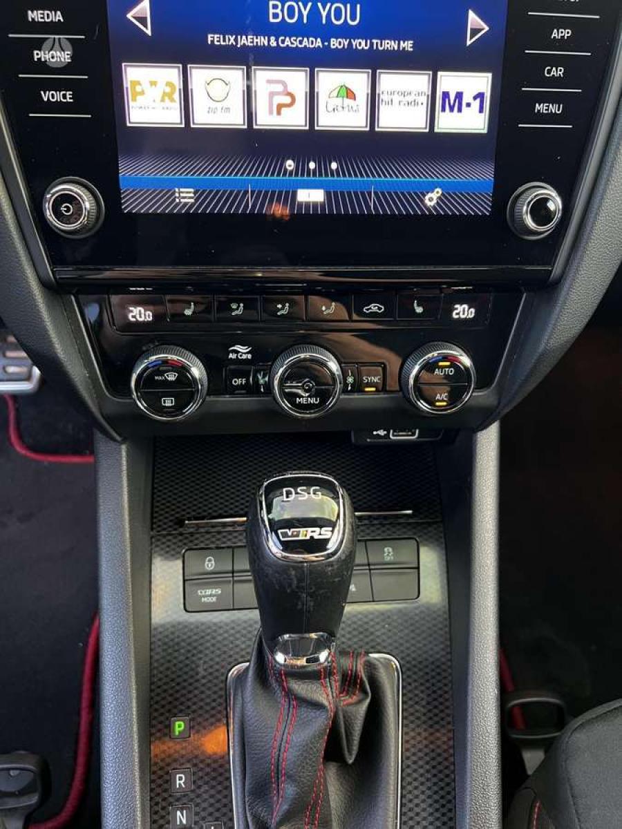 Blue Skoda Octavia 2019 in Kaunas, with an engine capacity of 1.98 L and mileage of 147 thousand km for 17750 €, photo 17 on AUTOMOTO.COM.LV