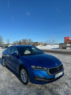 Zils Skoda Octavia 2020 Tallina, ar dzinēja tilpumu 2.00 L un nobraukumu 107 tūkst. km par 19999 €, foto  vietnē AUTOMOTO.COM.LV