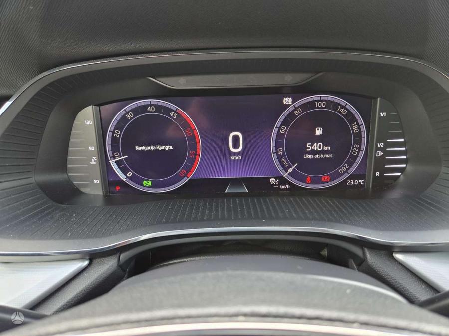 Blue Skoda Octavia 2020 in Kaunas, with an engine capacity of 1.97 L and mileage of 175 thousand km for 17550 €, photo 22 on AUTOMOTO.COM.LV