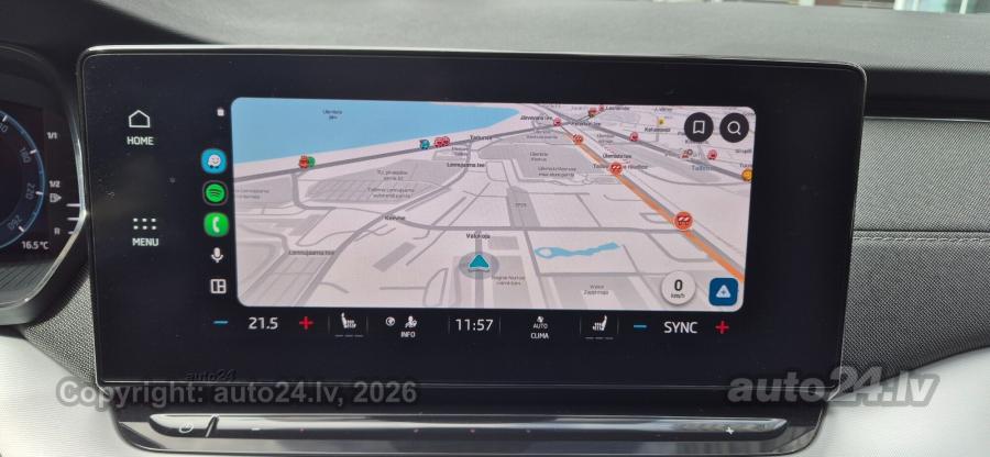 Zils Skoda Octavia 2021 Tallina, ar dzinēja tilpumu 2.00 L un nobraukumu 136 tūkst. km par 24400 €, foto 8 vietnē AUTOMOTO.COM.LV
