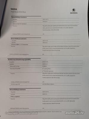 Синий Шкода Октавия 2021 в Таллин, объемом двигателя 1.00 л и пробегом 175 тыс. км за 13700 €, фото 15 на AUTOMOTO.COM.LV