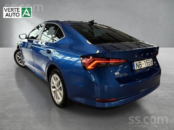 Blue Skoda Octavia 2021 in Riga, with an engine capacity of 1.50 L and mileage of 85 thousand km for 17790 €, photo 6 on AUTOMOTO.COM.LV