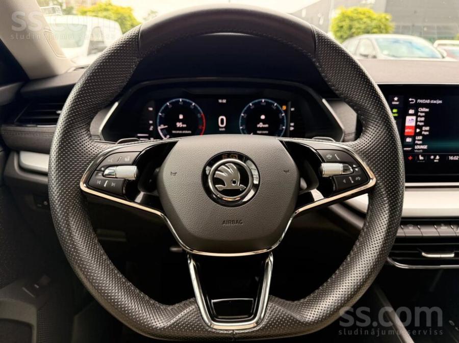 Blue Skoda Octavia 2021 in Riga, with an engine capacity of 1.50 L and mileage of 85 thousand km for 17790 €, photo 11 on AUTOMOTO.COM.LV