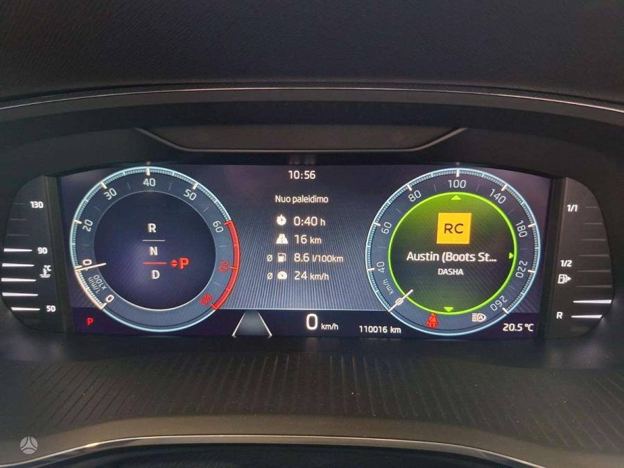 Blue Skoda Octavia 2023 in Klaipeda, with an engine capacity of 1.50 L and mileage of 110 thousand km for 17999 €, photo 10 on AUTOMOTO.COM.LV
