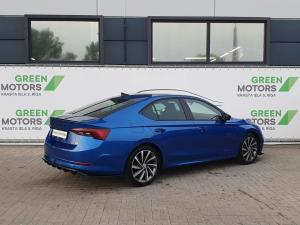 Blue Skoda Octavia 2023 in Tukums, with an engine capacity of 1.50 L and mileage of 56 thousand km for 22900 €, photo 3 on AUTOMOTO.COM.LV