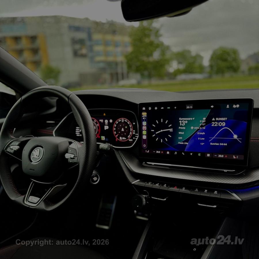 Zils Skoda Octavia 2024 Tallina, ar dzinēja tilpumu 2.00 L un nobraukumu 14 tūkst. km par 39000 €, foto 20 vietnē AUTOMOTO.COM.LV