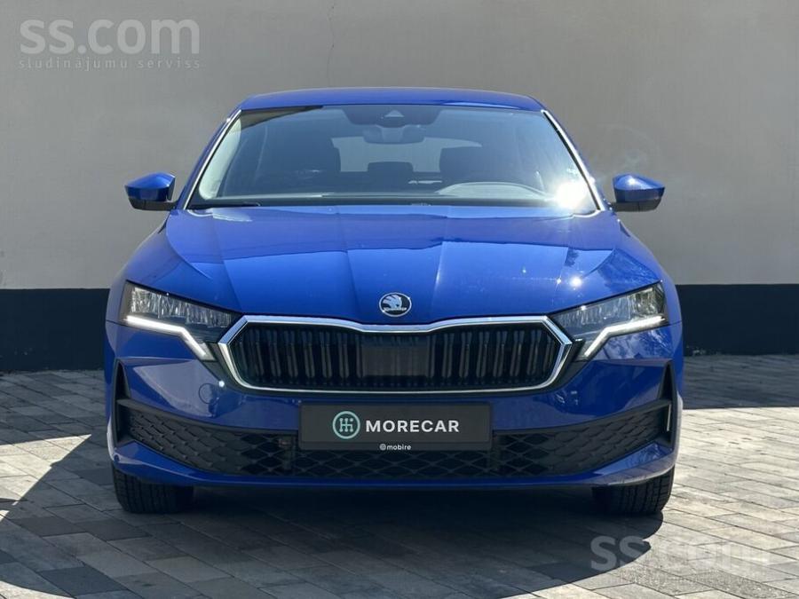 Blue Skoda Octavia 2025 in Riga, with an engine capacity of 1.50 L and mileage of 29 thousand km for 19950 €, photo 3 on AUTOMOTO.COM.LV