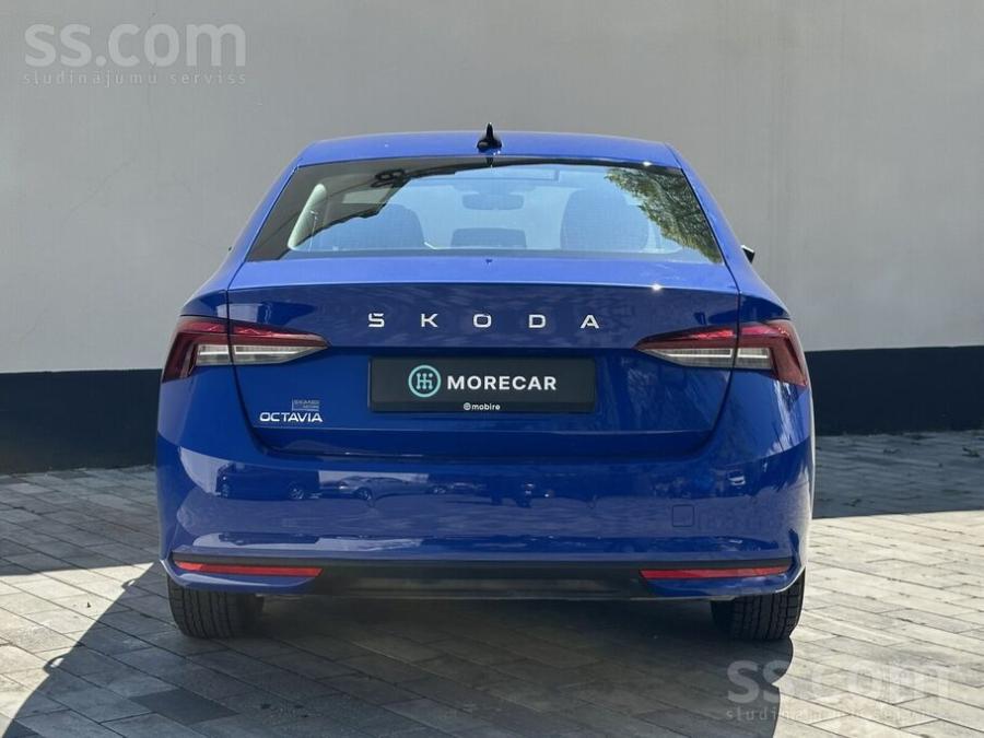 Blue Skoda Octavia 2025 in Riga, with an engine capacity of 1.50 L and mileage of 29 thousand km for 19950 €, photo 6 on AUTOMOTO.COM.LV