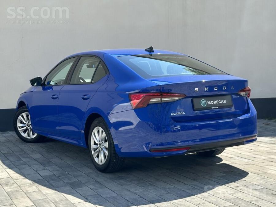 Blue Skoda Octavia 2025 in Riga, with an engine capacity of 1.50 L and mileage of 29 thousand km for 19950 €, photo 7 on AUTOMOTO.COM.LV
