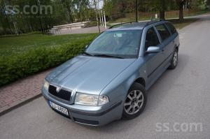 Синий Шкода Октавия 2002 в Юрмала, объемом двигателя 1.90 л и пробегом 542 тыс. км за 1995 €, фото  на AUTOMOTO.COM.LV