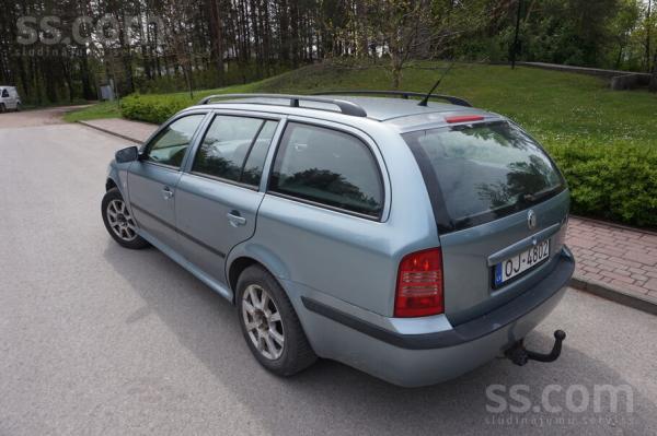 Синий Шкода Октавия 2002 в Юрмала, объемом двигателя 1.90 л и пробегом 542 тыс. км за 1995 €, фото 6 на AUTOMOTO.COM.LV