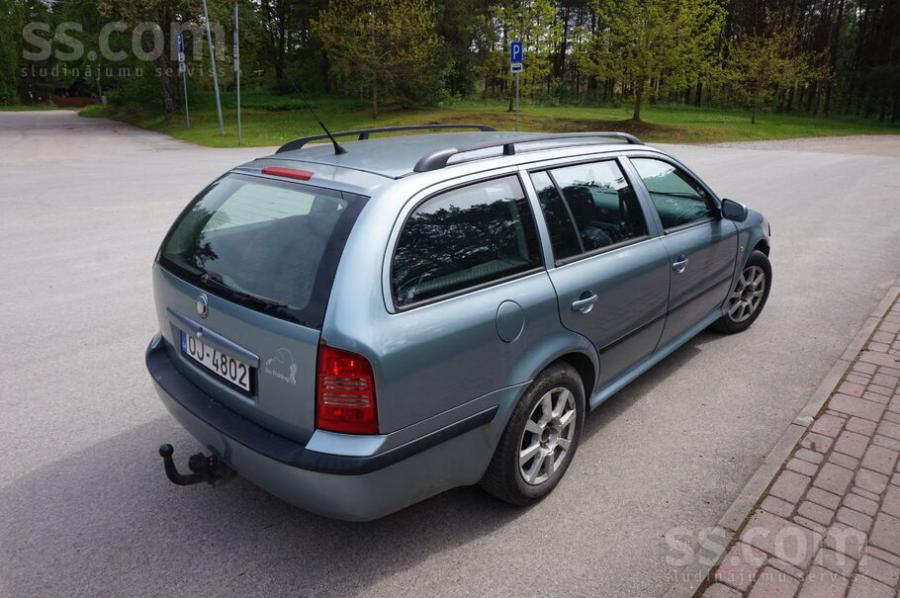 Blue Skoda Octavia 2002 in Jurmala, with an engine capacity of 1.90 L and mileage of 542 thousand km for 1995 €, photo 9 on AUTOMOTO.COM.LV