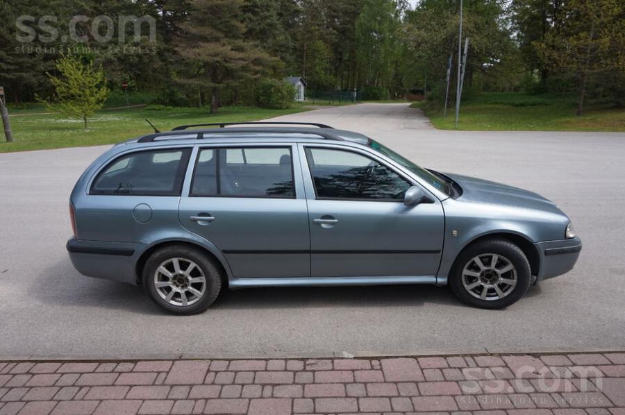 Blue Skoda Octavia 2002 in Jurmala, with an engine capacity of 1.90 L and mileage of 542 thousand km for 1995 €, photo 10 on AUTOMOTO.COM.LV