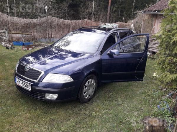 Blue Skoda Octavia 2005 in Riga, with an engine capacity of 1.90 L and mileage of 399 thousand km for 1430 €, photo 1 on AUTOMOTO.COM.LV