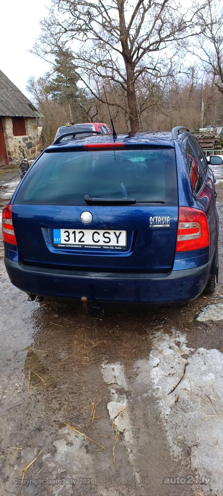 Blue Skoda Octavia 2008 in Tallinn, with an engine capacity of 2.00 L and mileage of 420 thousand km for 2300 €, photo 4 on AUTOMOTO.COM.LV