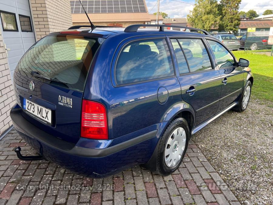 Blue Skoda Octavia 2009 in Paide, with an engine capacity of 1.90 L and mileage of 377 thousand km for 2599 €, photo 8 on AUTOMOTO.COM.LV