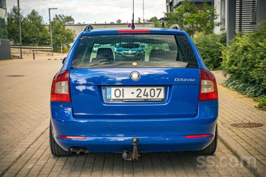 Синий Шкода Октавия 2009 в Рига, объемом двигателя 1.90 л и пробегом 0 тыс. км за 2990 €, фото 6 на AUTOMOTO.COM.LV